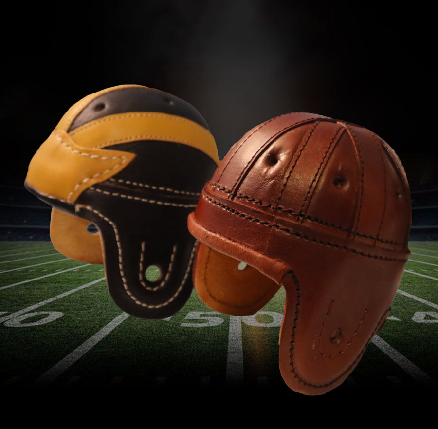 Antique Leather Football Helmets – Historic Sports